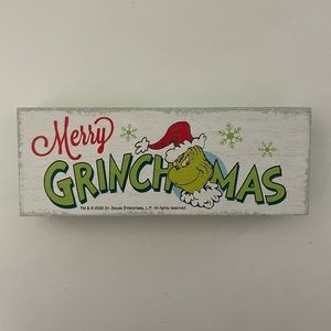 The Grinch | Holiday | Merry Grinchmas Sign | Poshmark